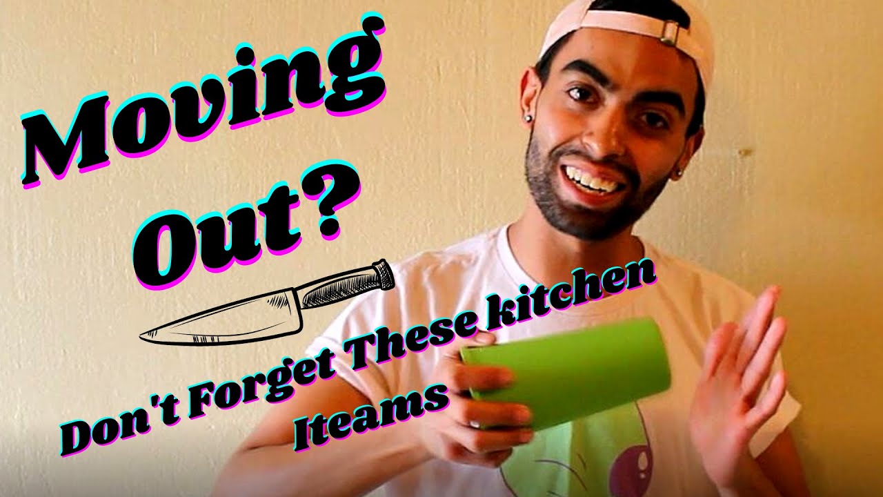 First Time Moving Out | 18 Kitchen Items to Bring - YouTube