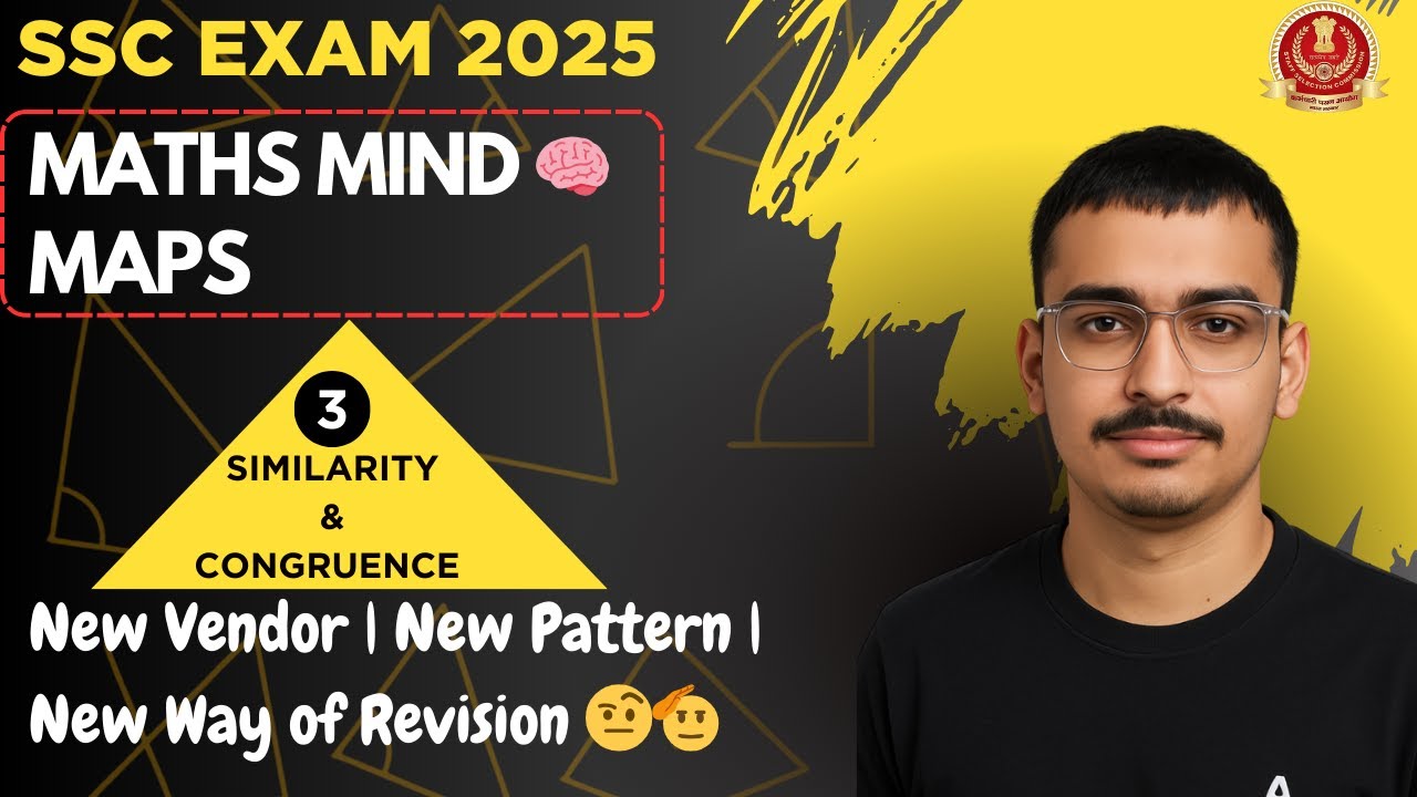 Maths Mind Map For Revision #3 | New Eduquity Patterns | SSC CGL , CHSL ...