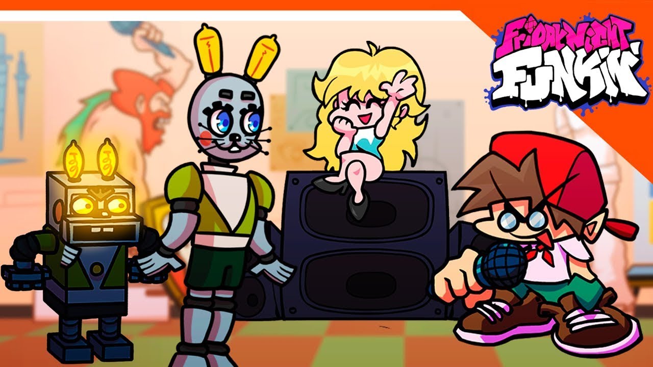 FnF - at Freddy VS Afton FULL WEEK2 + Scott Cawthon, Matpat (FNF Mod ...