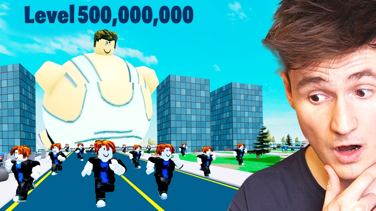 Becoming a MAX SIZE HUMAN in Roblox - YouTube