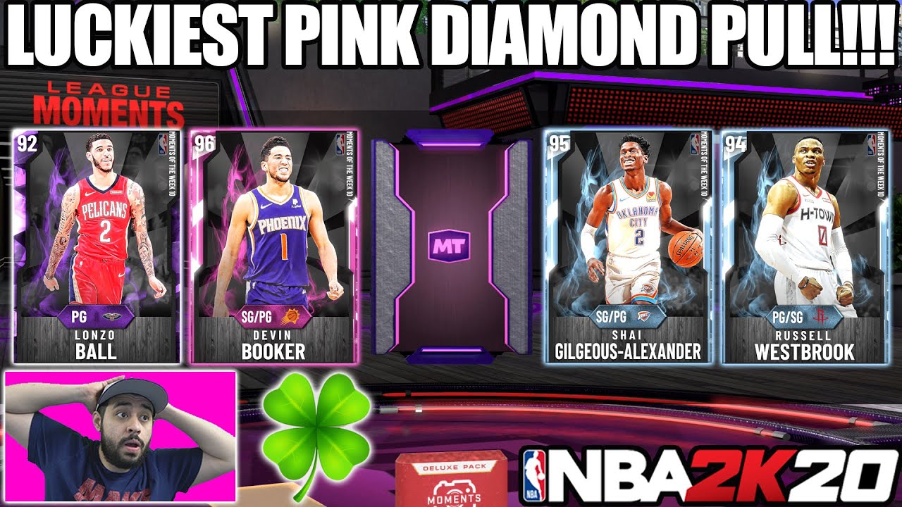 THE LUCKIEST PINK DIAMOND PULL OF ALL TIME IN THIS AMAZING NBA 2K20 ...