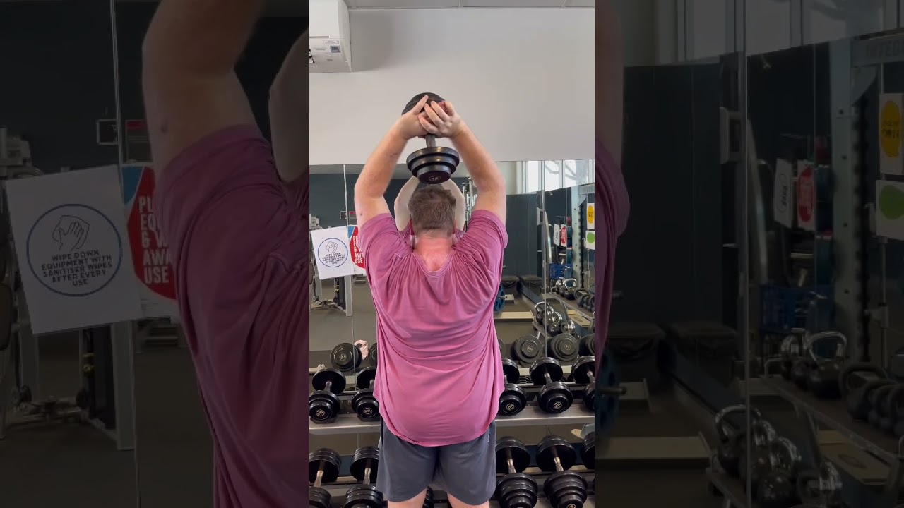 Dumbbell triceps PUMPSEEKERS Caboolture pool 🏊‍♂️ - YouTube