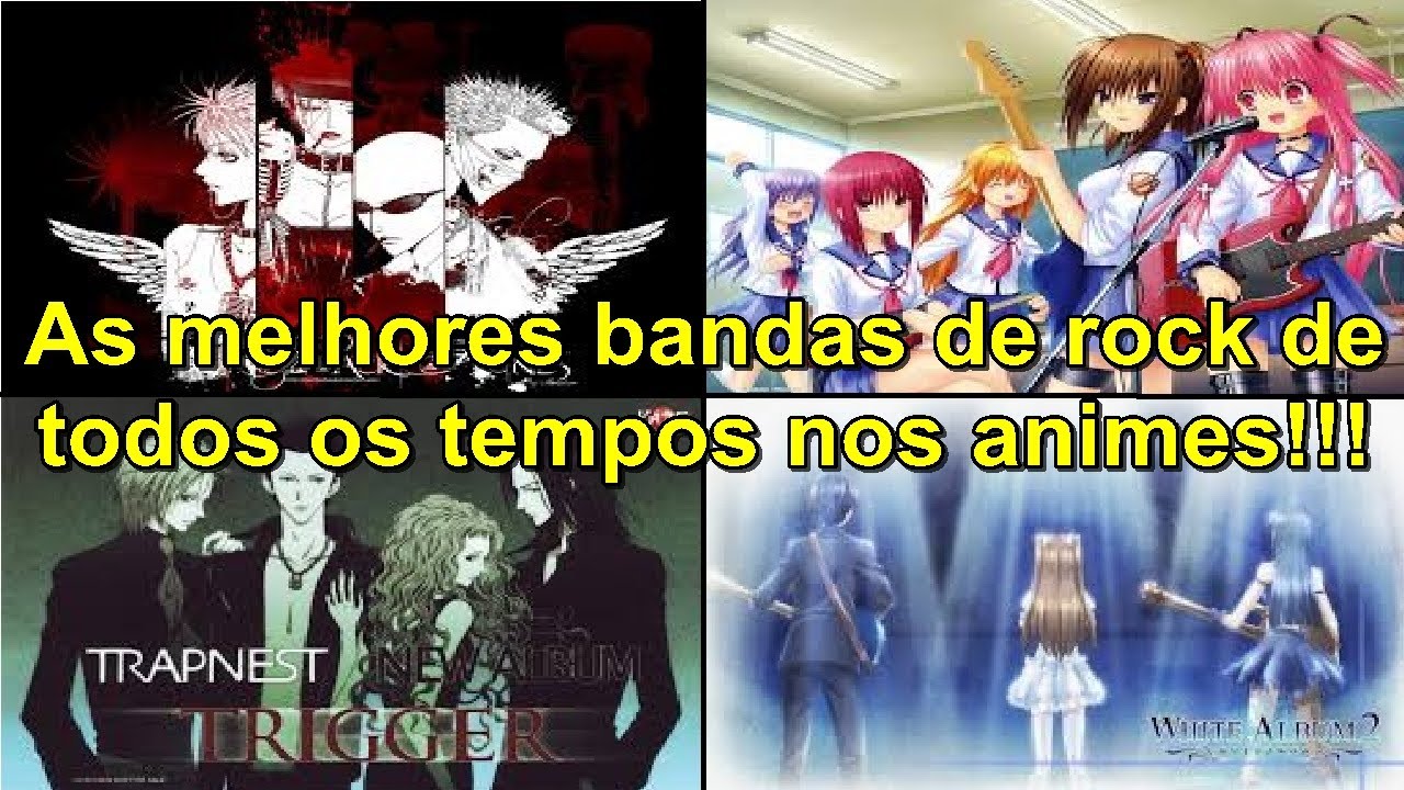 Top 10: Melhores bandas de rock dos animes - YouTube