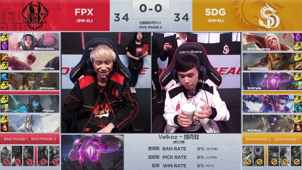 【LPL春季賽】第8週 FPX vs SDG #1 - YouTube