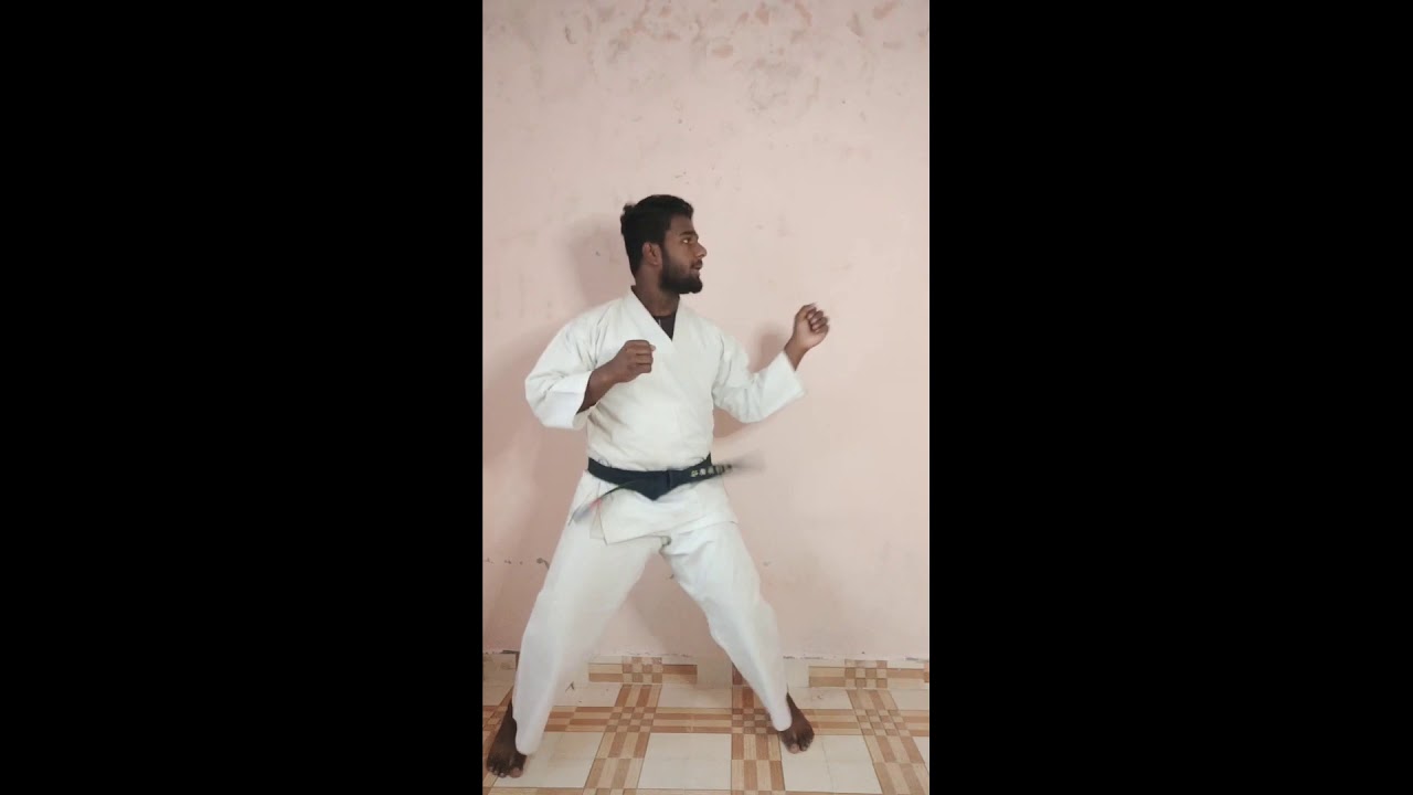 The Orbis School - Karate - Teach Front Hand Punch With Bouncing - YouTube