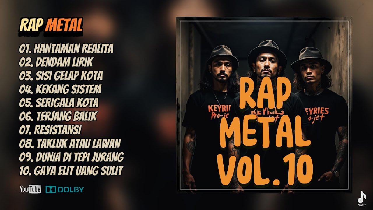 Best Musik Rap Metal Indonesia Vol.10 | Hantaman Realita Album 2025 ...
