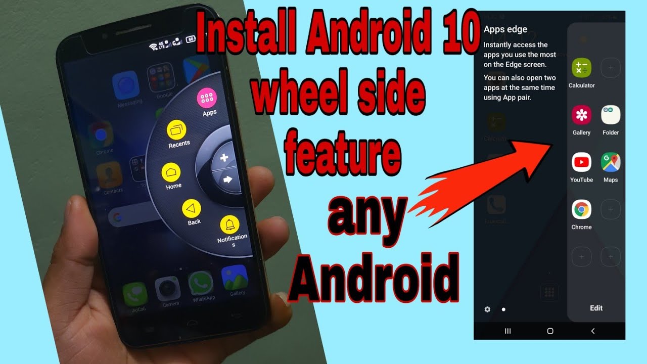 Android। wheel side feature for all android devices 😎🤩🔥🔥🔥💯 - YouTube