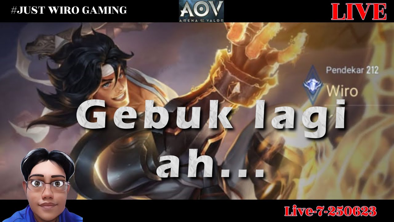 Live Wiro AOV-7-250623-Gebuk Lagi Ah - YouTube