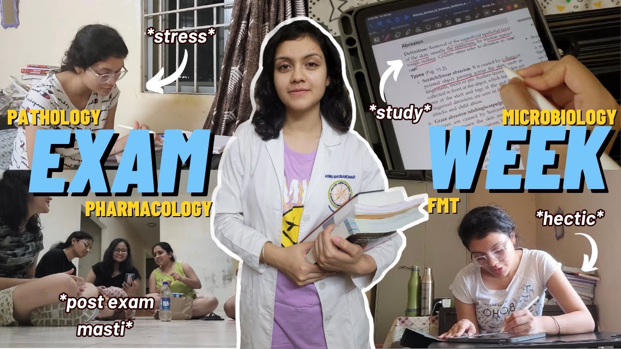 the EXAM WEEK is here…!!! *stressful*📚 | Aiims Bhubaneswar l MBBS l ...