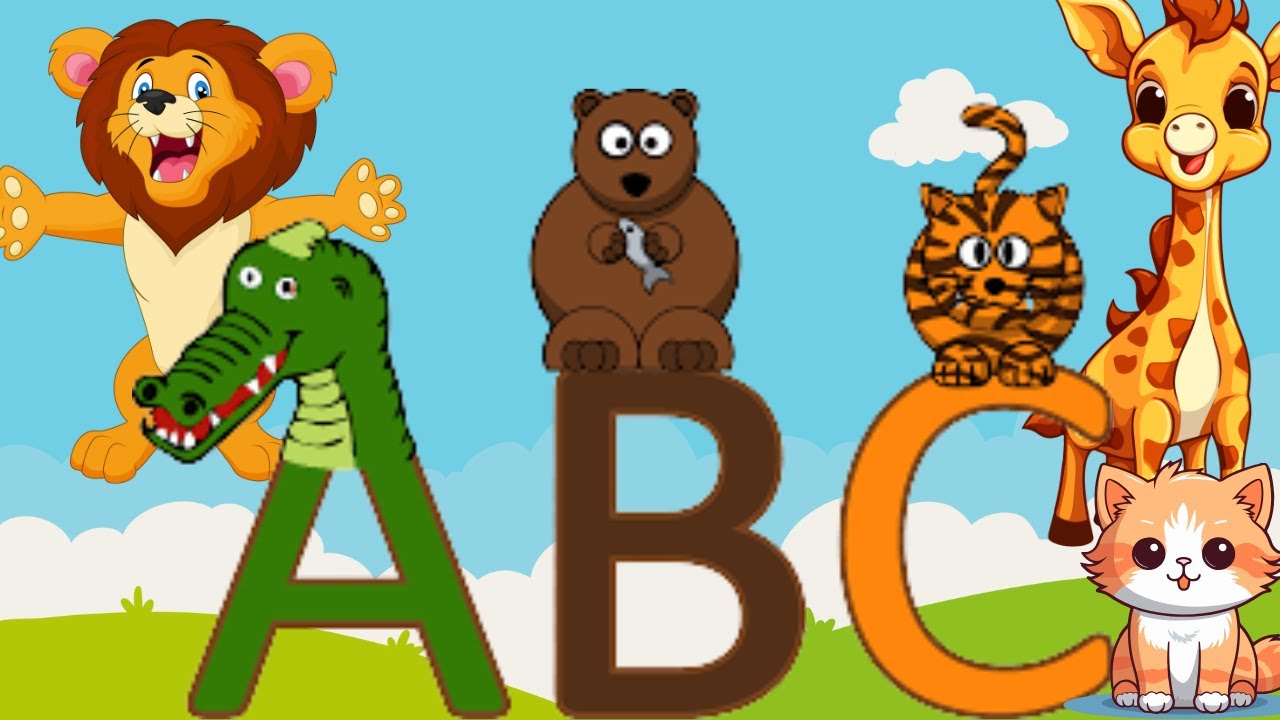 ABC Animals Song for Kids | Alphabet Animals A to Z | Learn Animal ...