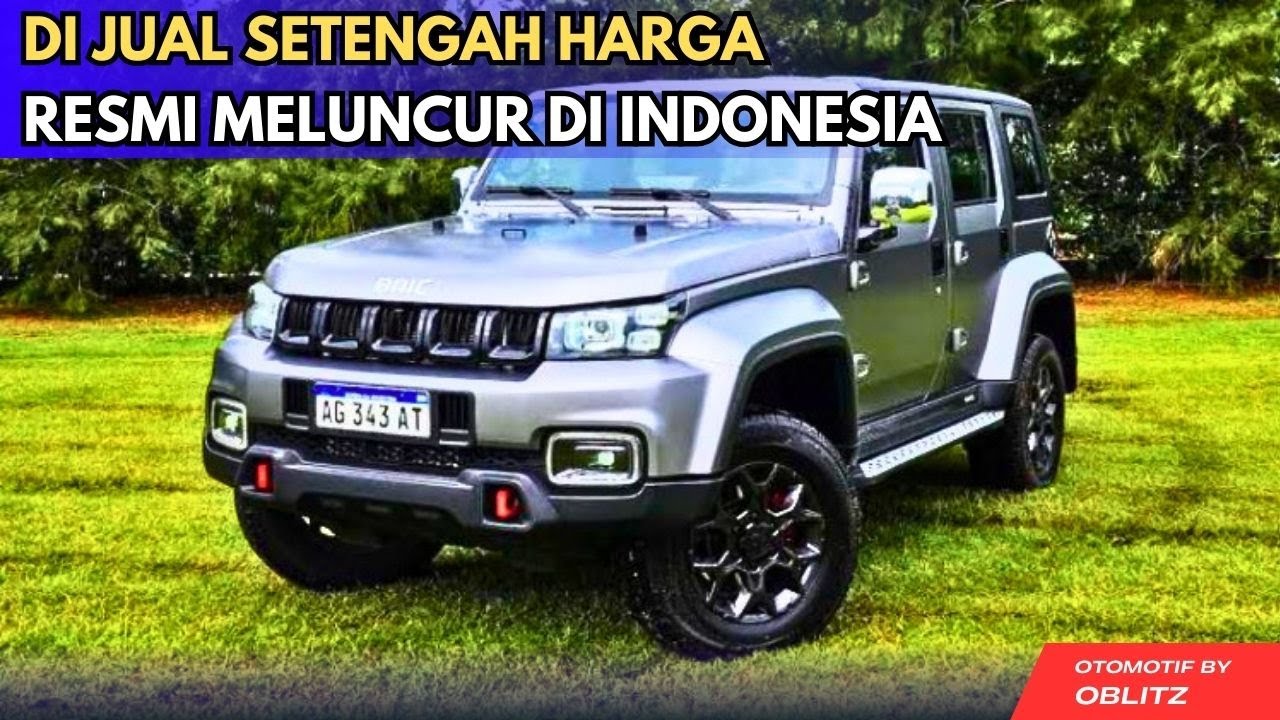 JEEP RUBICON CINA RESMI MELUCUR DI INDONESIA, HARGA SETENGAH BAIC BJ 40 ...