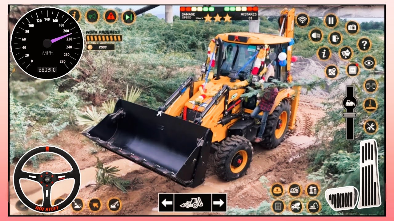 JCB Games 3D City Road Builder Heavy Machines and JCB Driving Simulator ...