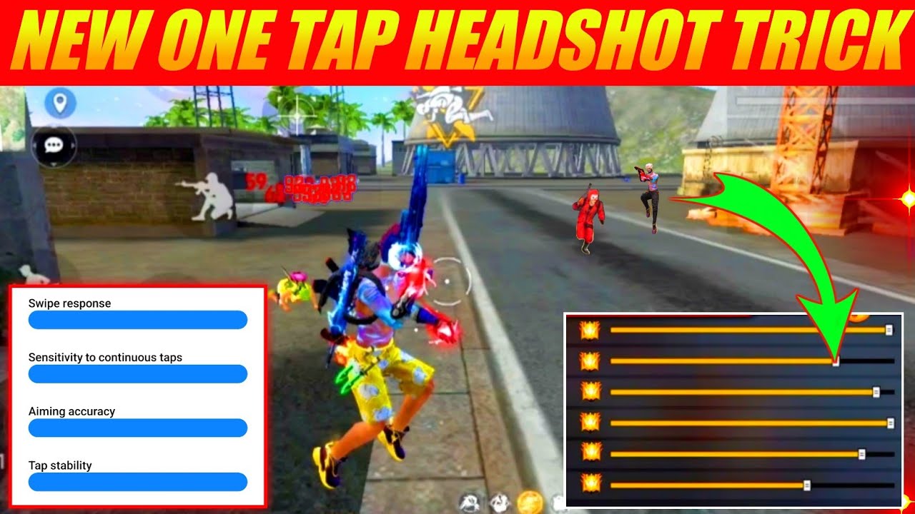 Free Fire Best Sensitivity Setting | Auto Headshot Trick | One Tap ...