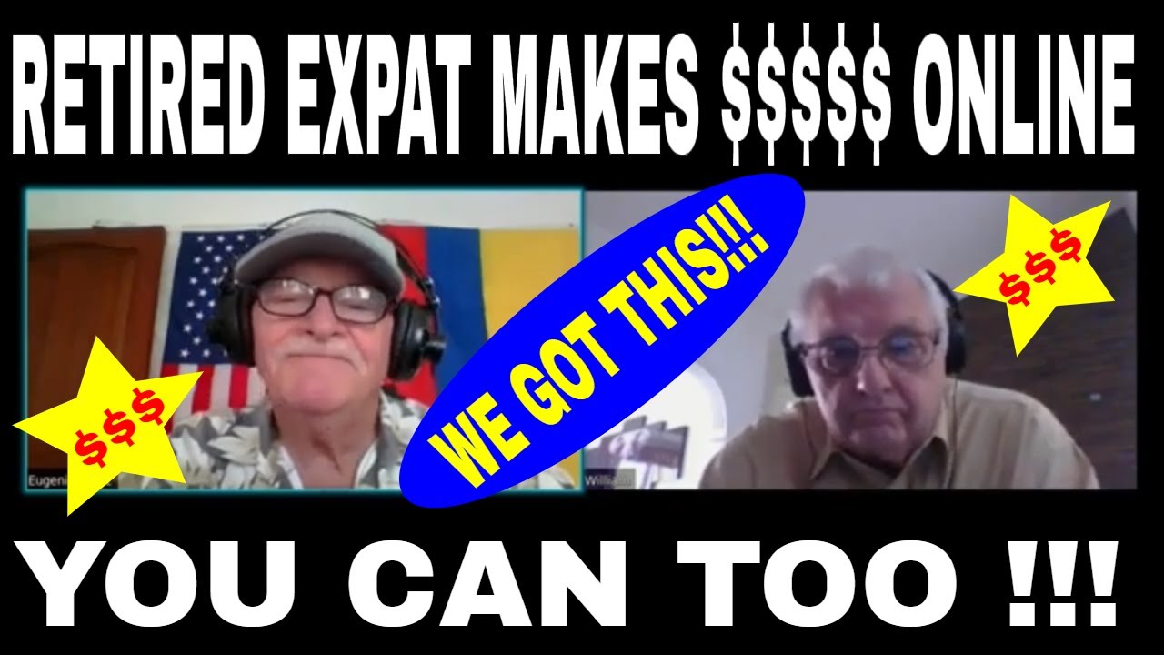 RETIRED EXPAT MAKES $$$$$ ONLINE Retire Colombia Life in Colombia - YouTube