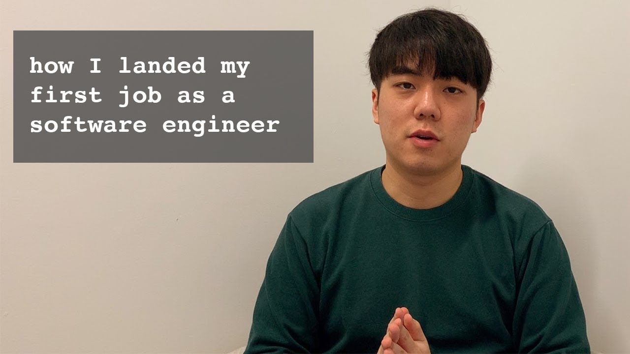 how I landed my first job as a software engineer - YouTube