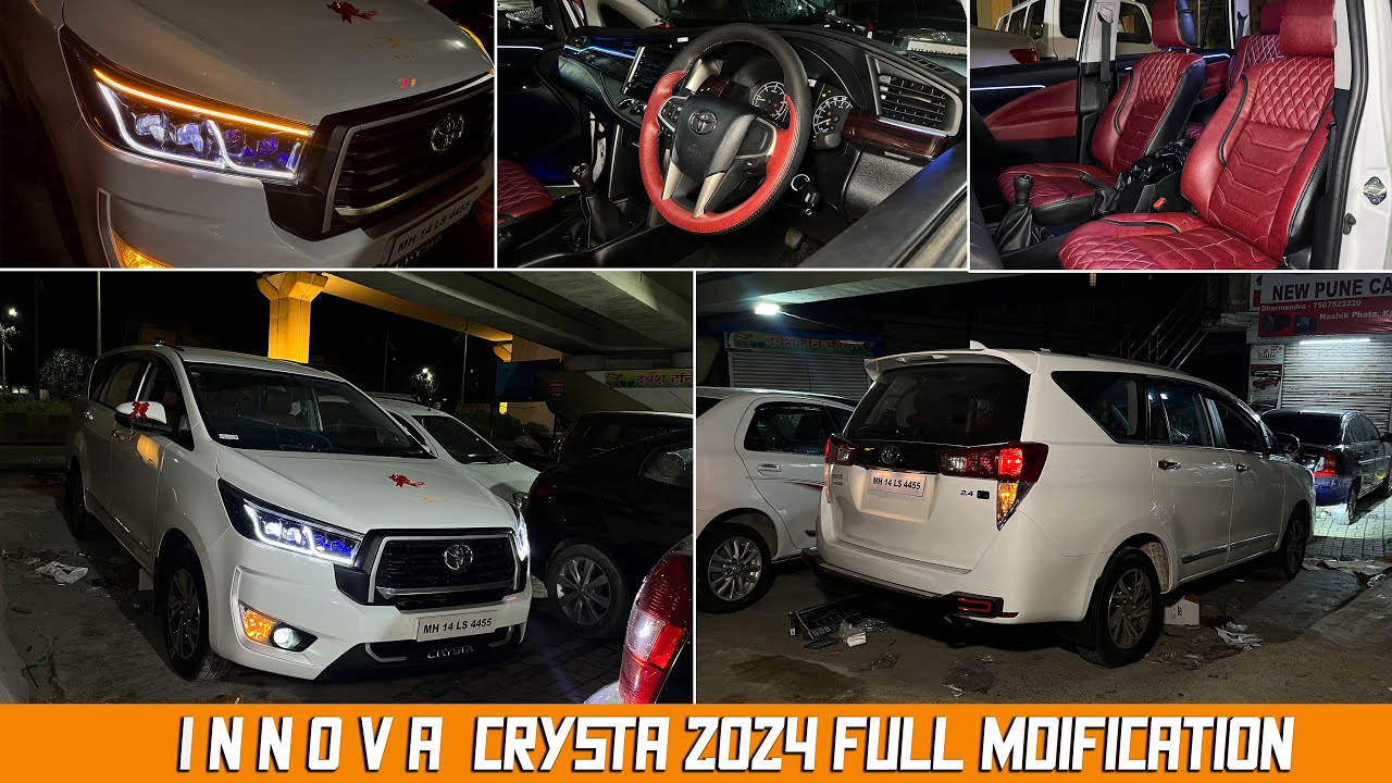Innova Crysta 2024 Fully Modified | Innova Crysta 2024 with luxury ...