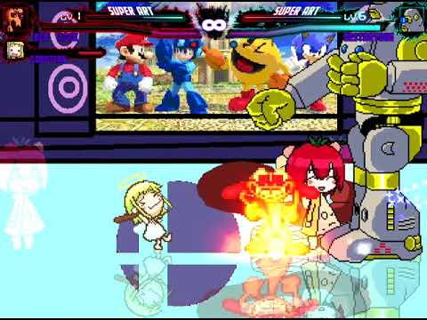 Mugen Request Ren Hoek,Pizza,Gobotenn & R.O.B vs Destroyous