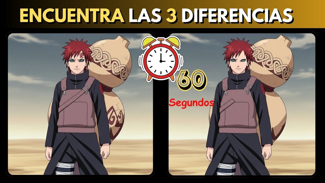 Reto visual ninja de Naruto ¡Solo para expertos! - YouTube