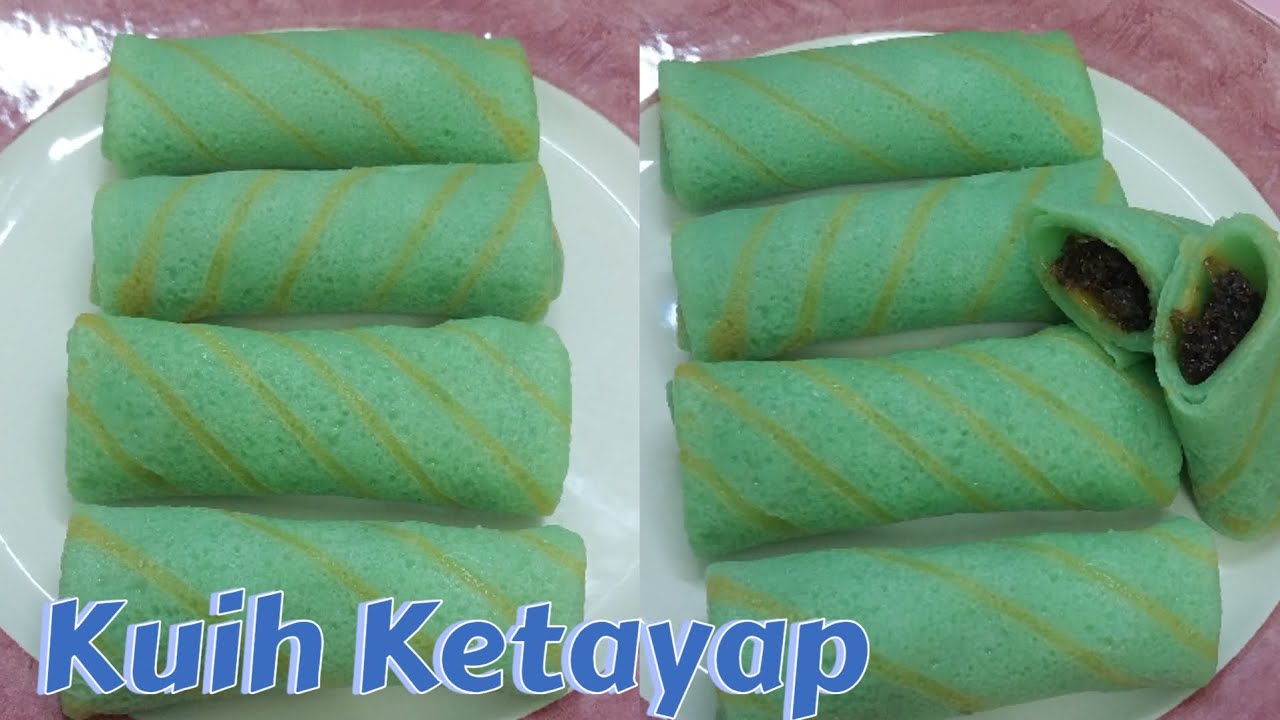 Kuih Ketayap inti kelapa tanpa telur tanpa santan‼️ tetap tahan lembut ...