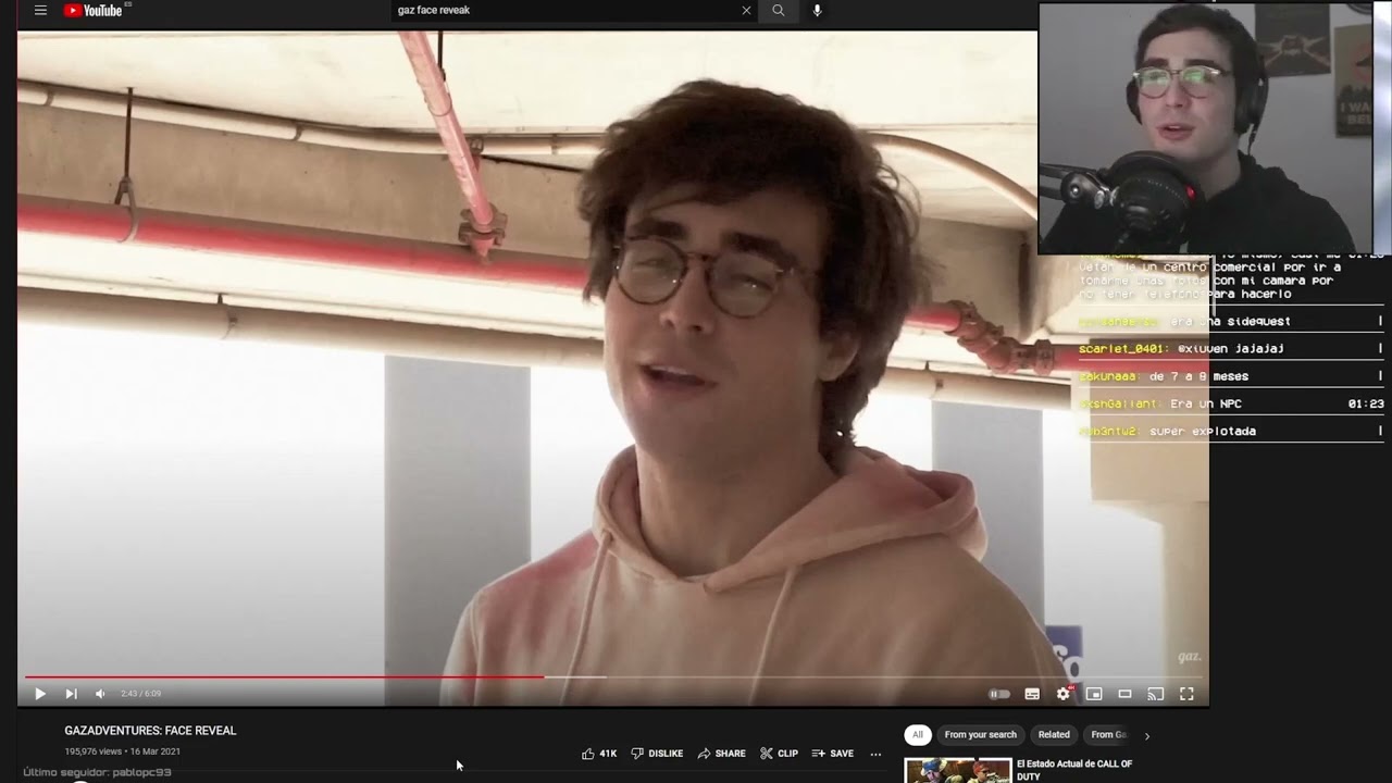 Gaz nos cuenta un poco de como fue la realización de su Face Reveal ...