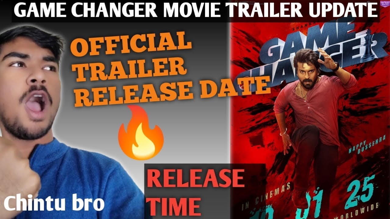 Game Changer Official Trailer release date l Ram Charan // Chintu bro🔥 - YouTube