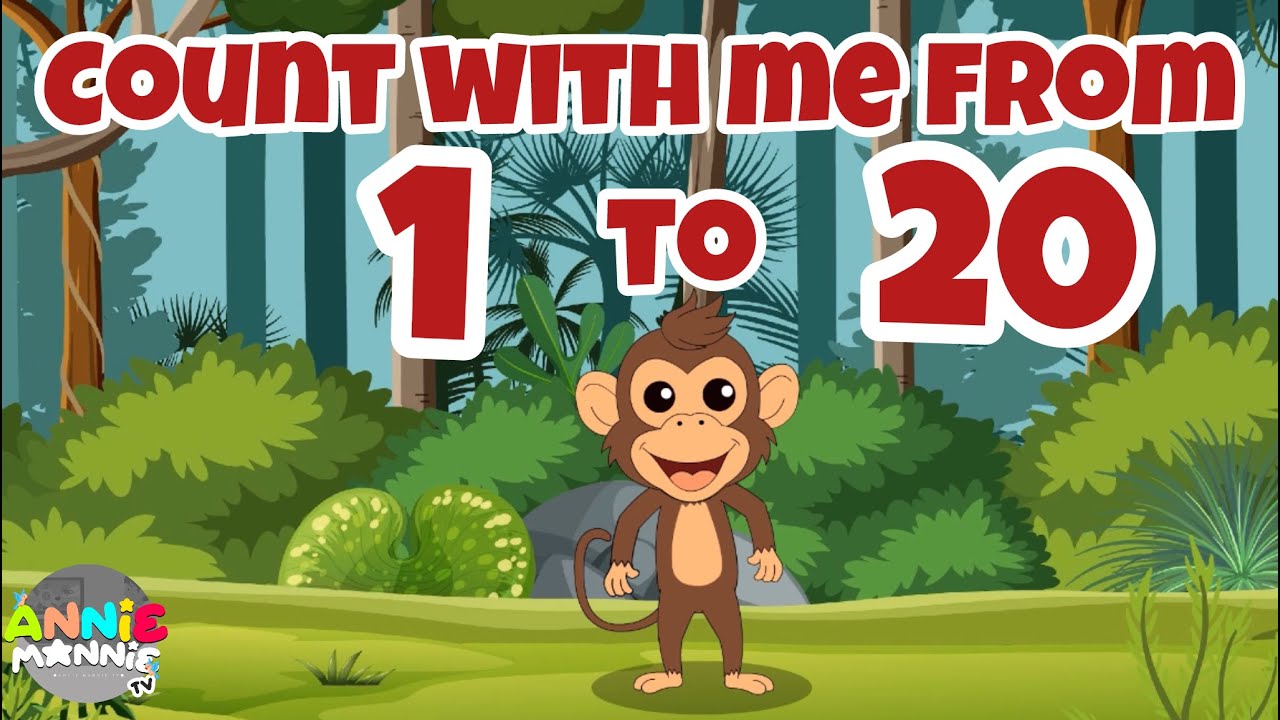 Counting 1 to 20 | Number Songs For Children | Learn Counting Numbers ...