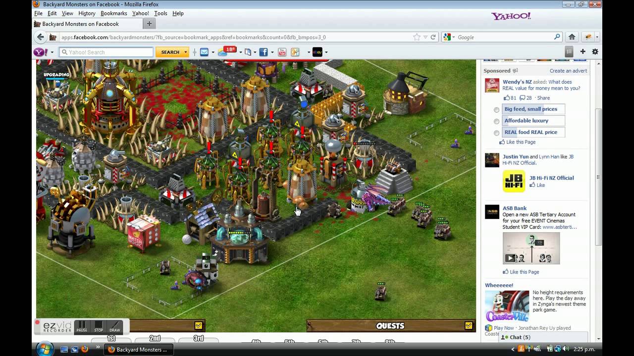 Backyard Monsters# Dave&Project-X Wave - YouTube