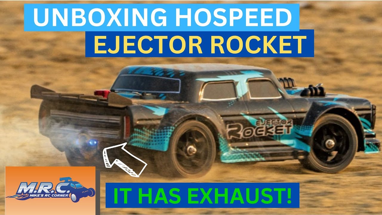 IT HAS EXHAUST SYSTEM! Unboxing 1/16 HOSPEED HS16351 EJECTOR ROCKET! EP ...