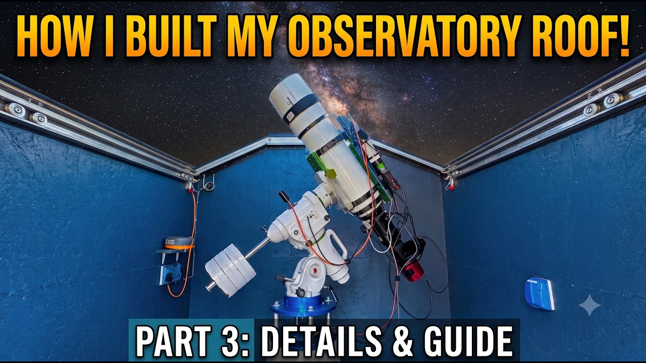 Custom-Built Roof for Stargazing! Observatory Build Part 3 - YouTube