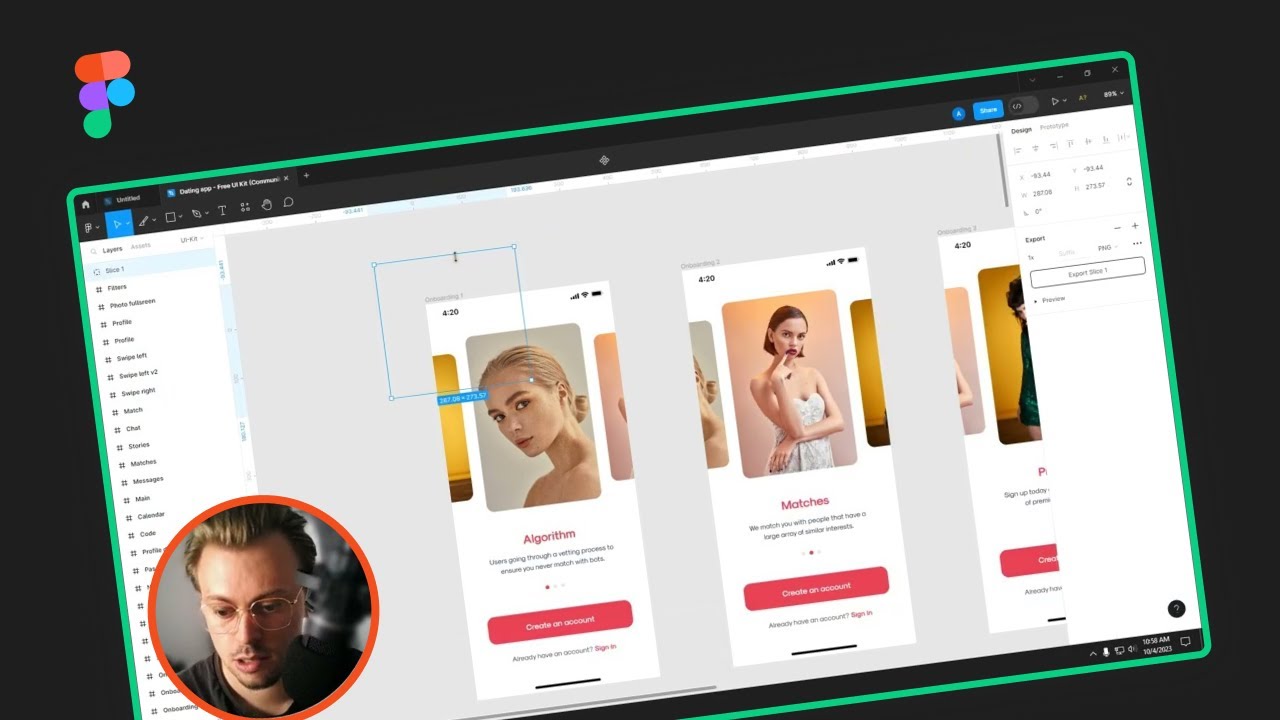 How Do You Use Slice Tool In Figma YouTube How Do You Use Slice Tool In Figma YouTube