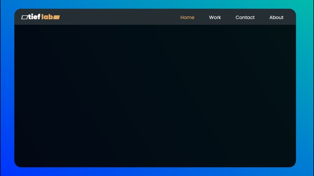 Navigation Bar Html And Css Tutorial Tieflab Youtube 7650