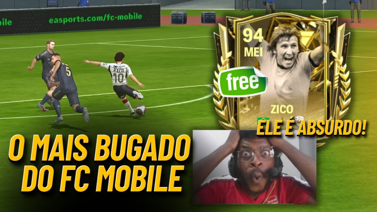 É IMPOSSÍVEL MARCAR! ZICO PRIME GER 94 É O MELHOR MEI DO FC MOBILE 24 ...