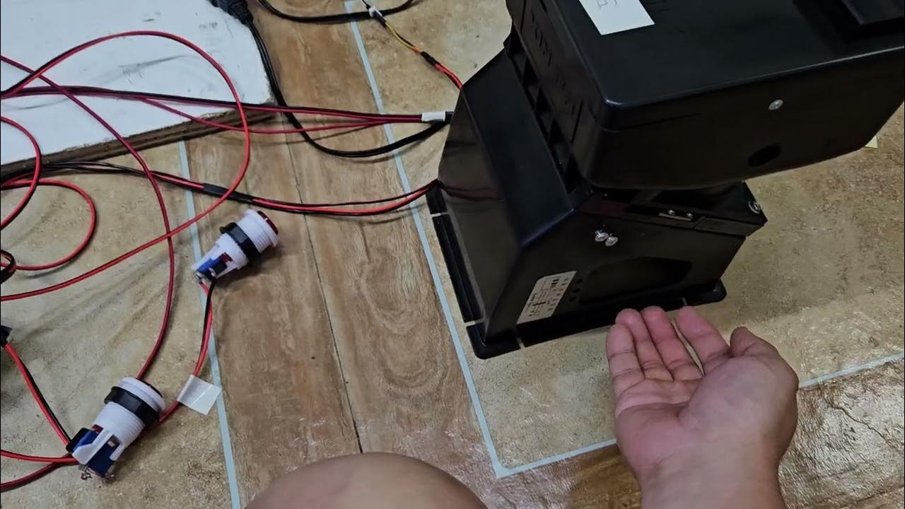 easyelectronyx coin changer 2 hopper kit only 1 and 5 output - YouTube