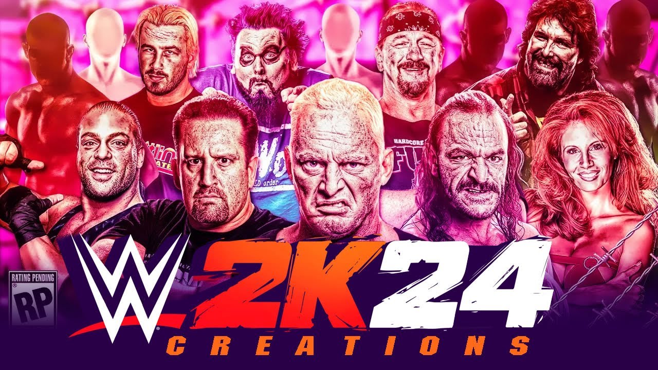 I Made WWE 2K24 More Like ECW 2K With ULTRA REALISTIC CAWS - YouTube