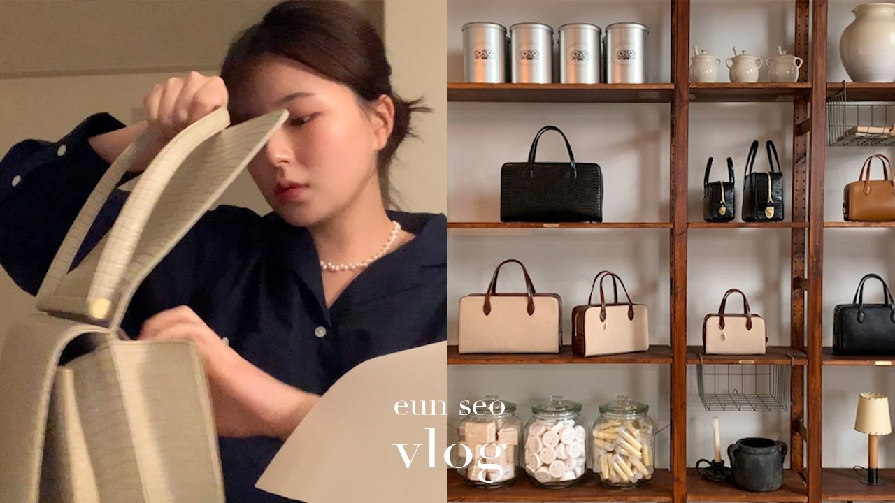 Vlog 브이로그 일주일 데일리룩 투티에 팝업스토어 And 포멜백 언박싱 한남동 가방 미닛뮤트 New 쇼룸 20대 가방 추천 직장인 브이로그 디올 성수