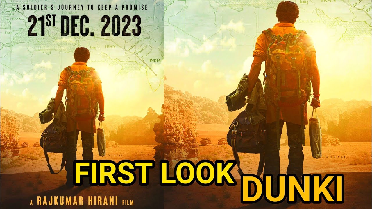 Dunki First Look | Dunki Teaser Release Date | Shahrukh khan - YouTube
