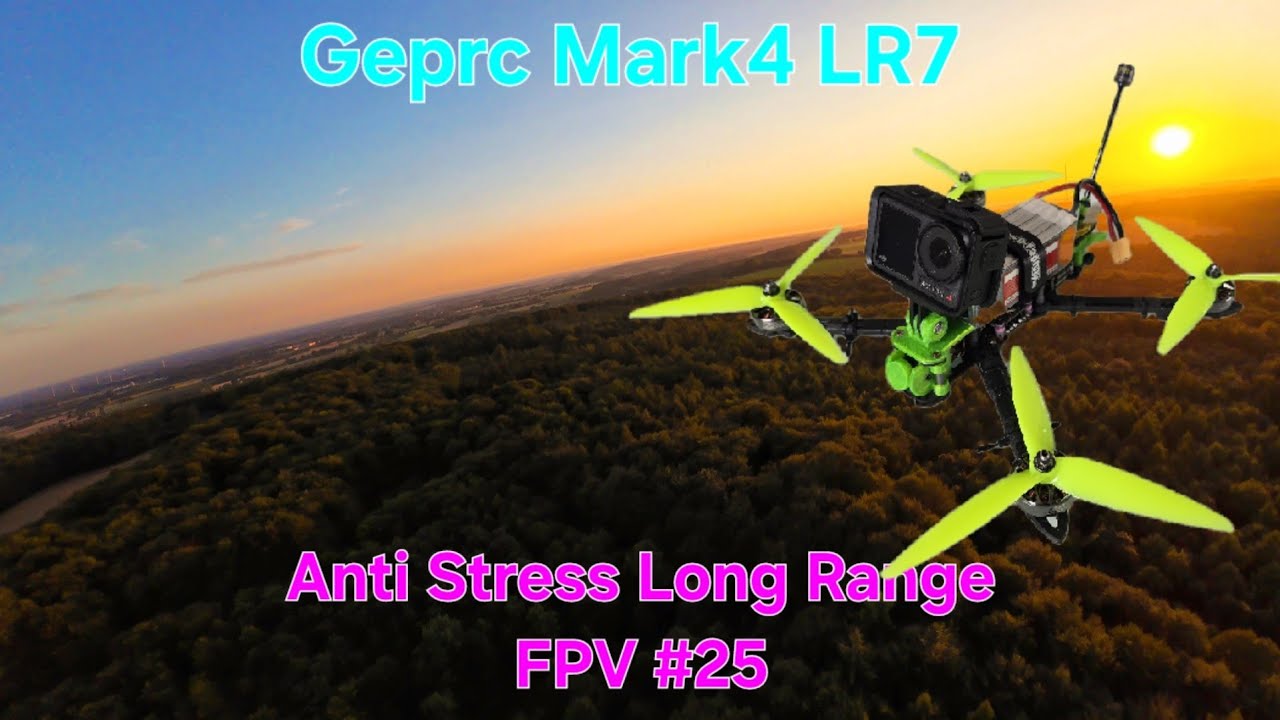 FPV Drone Long Range Flight - Geprc Mark4 LR7 - Dji Action 4 - 5 km ...