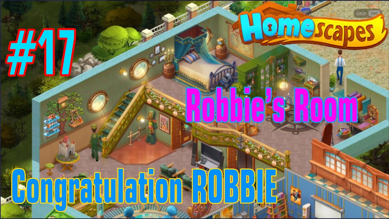 [ Episode 17 ] Homescapes - Robbie Room Restored | Micro Gameplay # ...
