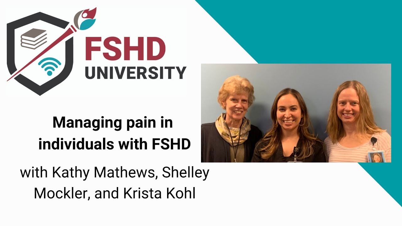 Managing pain in individuals with FSHD - YouTube