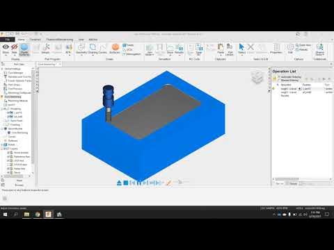 Pembuatan Program Part 2 - FeatureCAM - YouTube