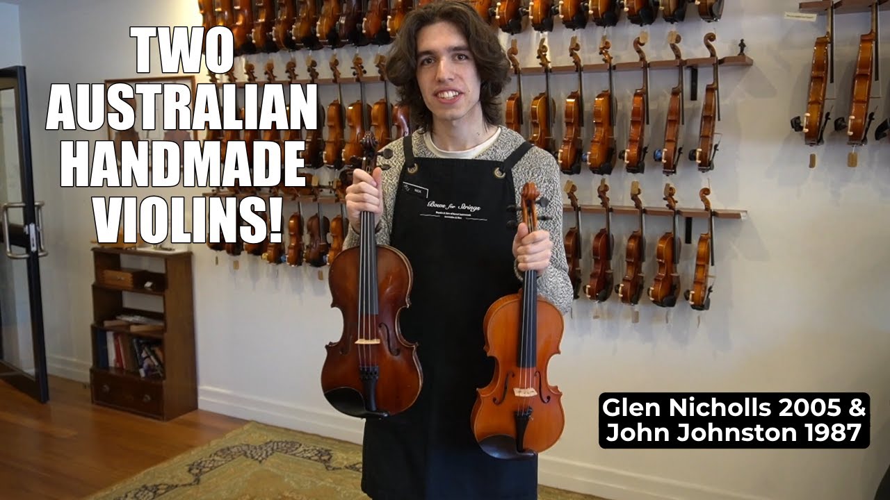 Two Australian Handmade Violins! Glen Nicholls and John Johnston - YouTube
