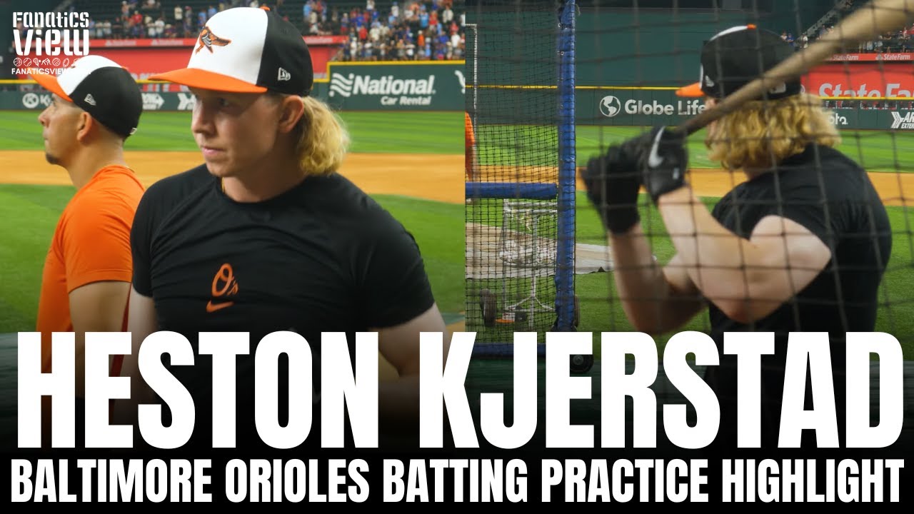 Heston Kjerstad INSANE Power in Batting Practice From Hitters Eye View ...