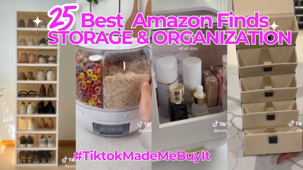 25 Amazon Storage & Organization Ideas Must-Haves You Need | TikTok's ...