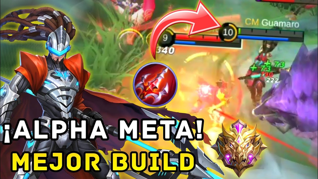 Alpha Inmortal con esta Build Mítica!!! | Como usar alpha | Mobile ...
