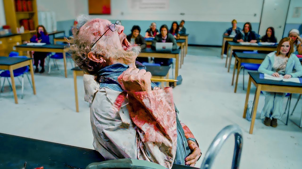 The Professor Suddenly Starts Acting Weirdly During Class And Seconds ...