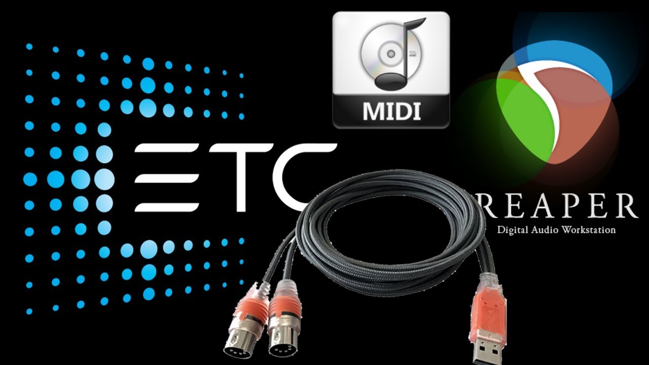 Linking Reaper with ETC EOS externally to send Timecode over MIDI - YouTube