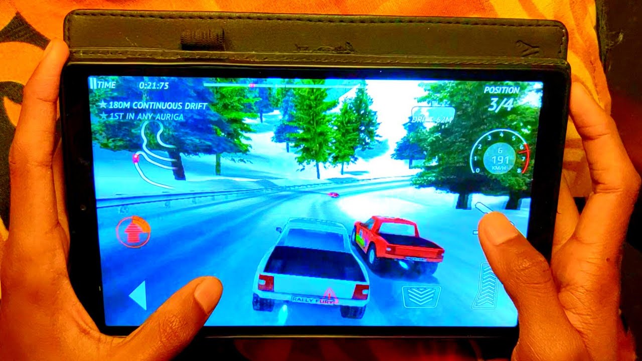 I PLAY RALLY FURY IN SAMSUNG A7 LITE TABLET | RACING GAME #racinggames ...