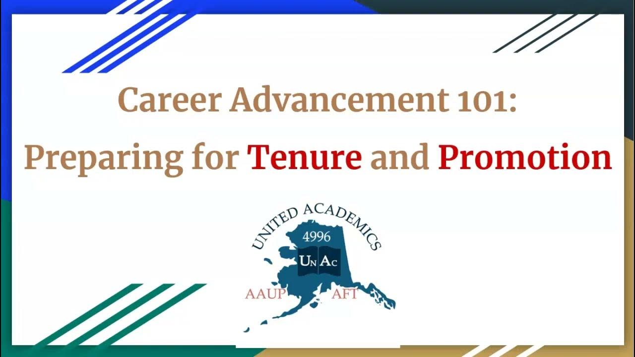 Preparing for Tenure and Promotion - YouTube