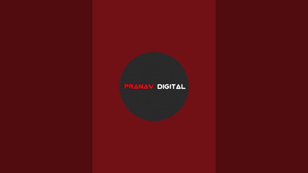 PRANAV DIGITAL is live! - YouTube