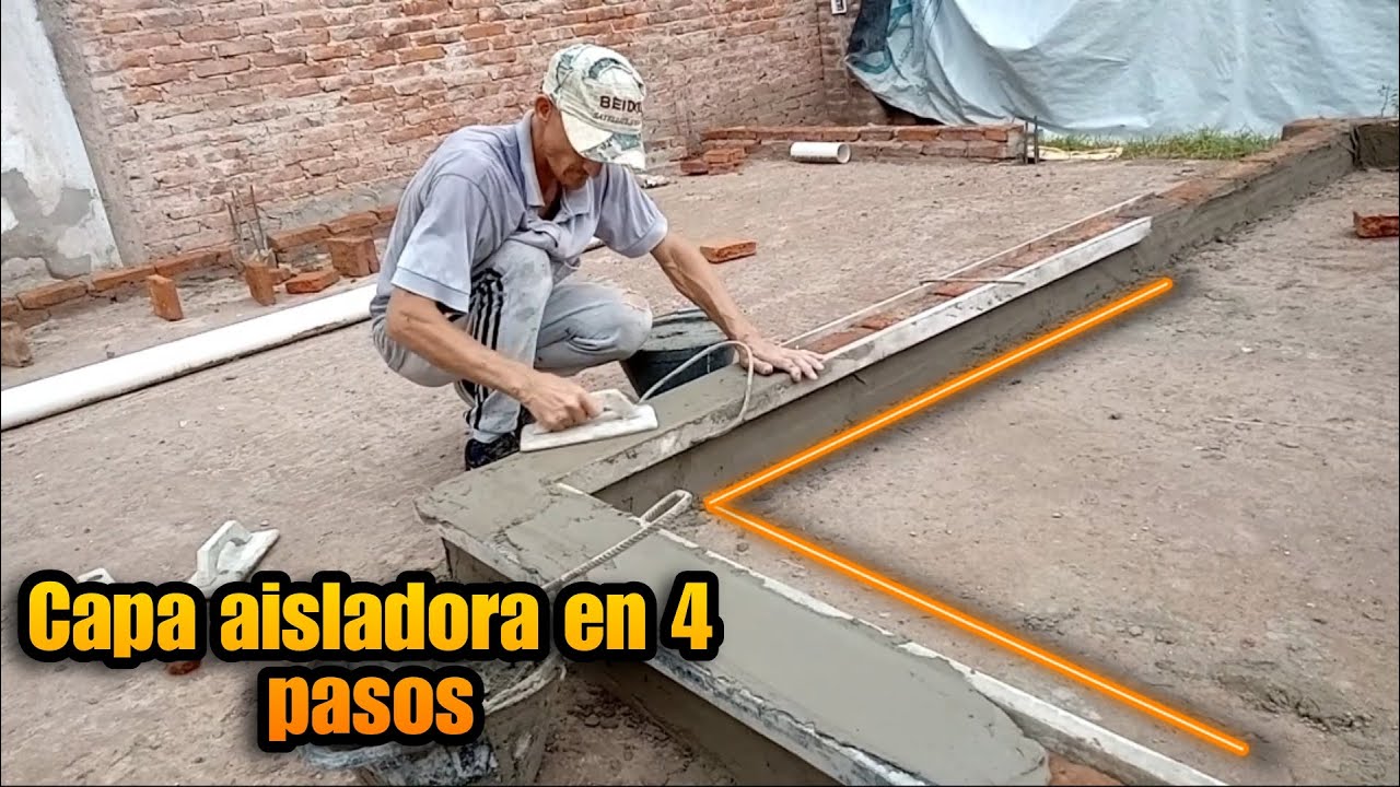 ¿Cómo realizar una capa aisladora? Paso a paso - YouTube